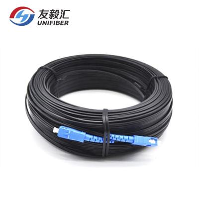 중국 SC / UPC G657A1 2.0*5.0mm 드롭 와이어 패치 코드 150M에 대한 SC / UPC 판매용
