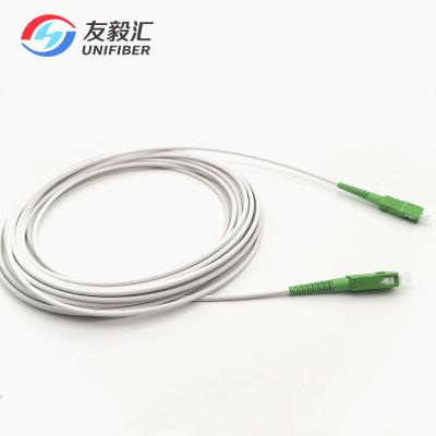 중국 Simplex OS2 G657b3 Armored Fiber Patch Cord Single Mode SC APC 판매용