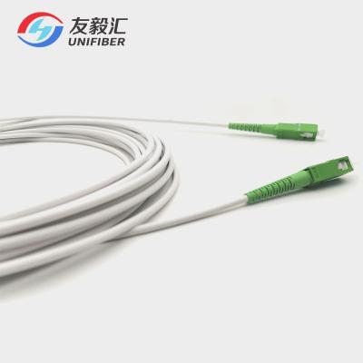 중국 Simplex OS2 G657b3 Armored Fiber Patch Cord Single Mode SC APC 판매용
