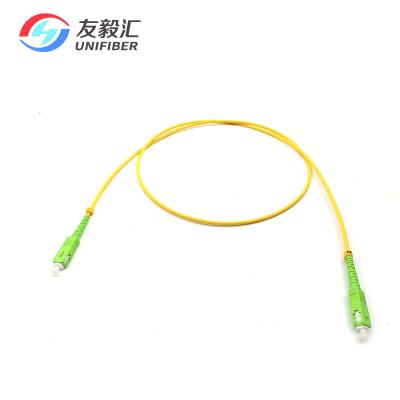 중국 LSZH G657A2 광섬유 패치 코드 단체 3.0 밀리미터 단일모드 SC APC 판매용