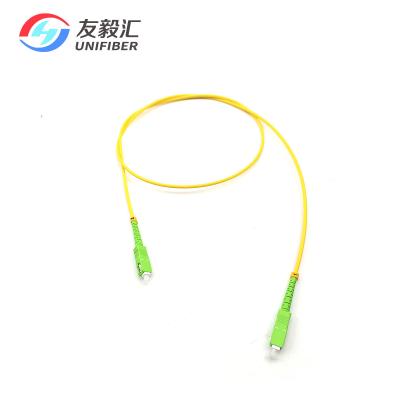 중국 LSZH G657A2 광섬유 패치 코드 단체 3.0 밀리미터 단일모드 SC APC 판매용