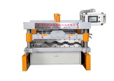 Cina Lo SpA controlla il rotolo lustrato delle mattonelle ondulato IBR della cesoia idraulica che forma la trasmissione a catena della macchina in vendita