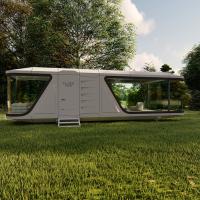 Quality Luxury Ecological Prefabricated Galvanized Steel Mobile Outdoor Capsule House For Homes And Offices for sale