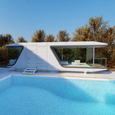 Modern And Stylish Prefabricated Luxury Tiny House Capsule 10T With Smart System