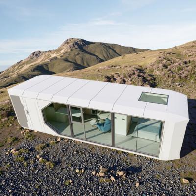 11000kg Modular Capsule House Luxury Modern Style with Customized Aluminum Plate
