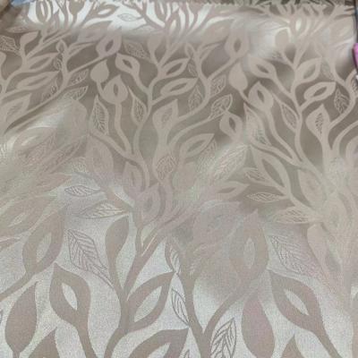 China 5075polyester Spandex Weft Stretch Jacquard Satin Fabric for sale