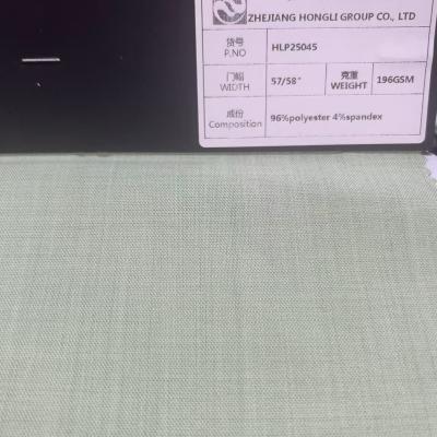 China 96% Polyester 4% Spandex Lolis Spandex Fabric with Anti-Wrinkle for Women′s Outwear/Blazer/ Suiting for sale