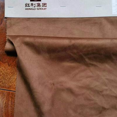 China Four-Way Spandex, Weft Knitted, Knitting Faux Suede Fabric for Suit, 280GSM for sale