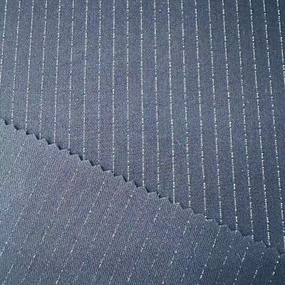 China Polyester/Viscose/Spandex Plain Stripped Fabric Piece Dyed Quality for Lady′s Outwear, Pants for sale