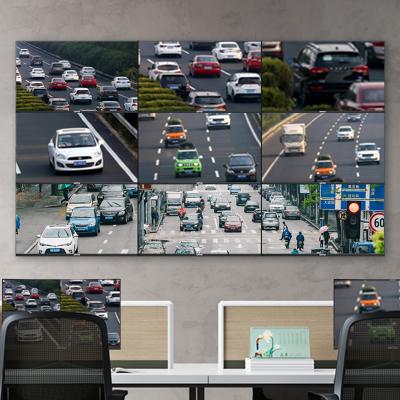 China Indoor Lcd Splicing Screen Video Wall Advertising Display LCD Advertising Screens Ips Panel Conferences Subway Shoppingmall for sale