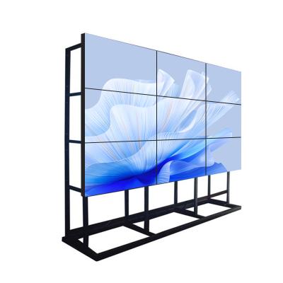 China Wall Mount 55-Inch Indoor HD Video Wall Display 2x2/2x3/3x3 Narrow LCD Bezel 1.7mm Multi-Panel Splicing Screen for sale