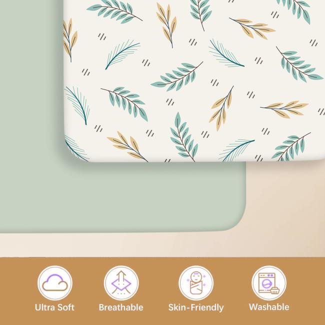 Non-irritating cradle fitted sheet with elastic edges