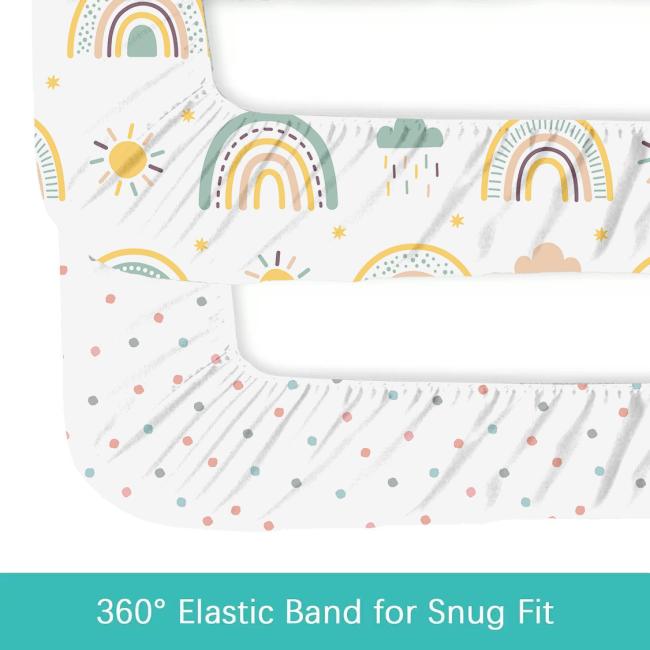 Fashionable floral patterned cradle sheet