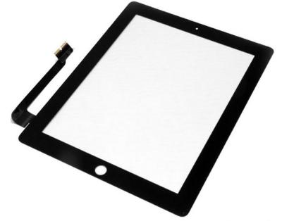 Cina Schermo LCD di Ipad dell'Anti-Impronta digitale per il nero del convertitore analogico/digitale/touch screen di Ipad 4 in vendita