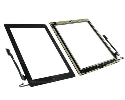 Cina Schermo LCD di Ipad di multi tocco per il nero dell'Assemblea del convertitore analogico/digitale di Ipad 4 in vendita