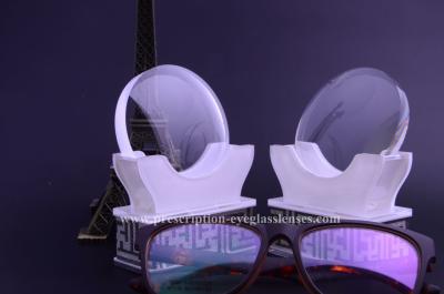China Lejos/cerca de las lentes semi acabadas bifocales, 1,56 espacios en blanco de la lente de la capa de AR del top redondo en venta