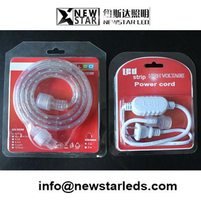 China el 1M 5050 2835 paquete de ampolla de la luz de tira de la prenda impermeable 300 LED del RGB 110V 220V en venta