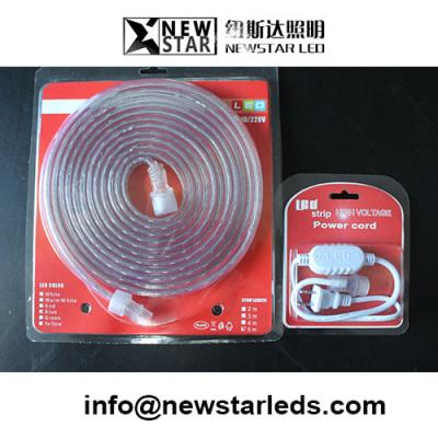 China prenda impermeable blanca 110V 220v de la luz de tira del paquete de ampolla de los 5M 2835/3528/5630/3014SMD LED en venta
