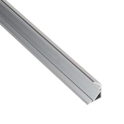 China Accesorio de aluminio anodizado soporte de la esquina del canal del perfil de aluminio de la tira del LED para la cinta llevada en venta