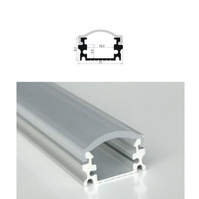 China la superficie montó el canal de aluminio de la forma de U usado para PWB las tiras llevadas de SMD 3528, 2835 de la anchura de 10m m, 5050 y 5630, PWB de 8~10m m en venta