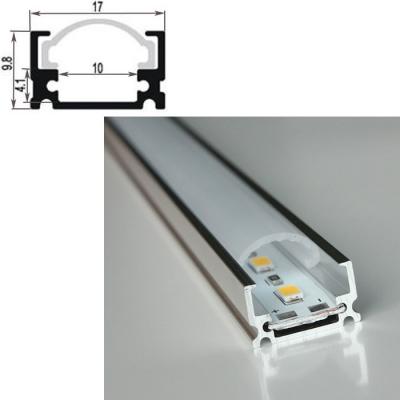 China la superficie montó el accesorio de aluminio del canal de la forma de U usado para PWB las luces de tiras llevadas de SMD 3528, 2835 de 8m m, 5050 y 5630 en venta