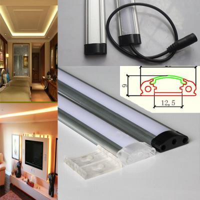 China La superficie de la forma de U montó el accesorio de aluminio del canal usado para PWB las luces de tiras llevadas de SMD 3528, 2835 de 12m m, 5050 y 5630 en venta