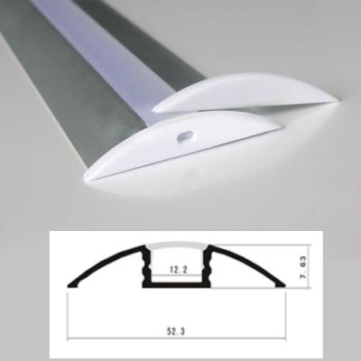 China la superficie llevada PWB de las tiras de la anchura de 12m m montó el accesorio de aluminio del canal de la forma de U usado para 3528, 2835, 5050 y 5630smd en venta