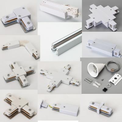 China siga la línea 3 línea 4 línea luz llevada I de cuatro cables trifilar de dos hilos accesorio L T X del carril LED 2 de la pista + conductor del conector en venta