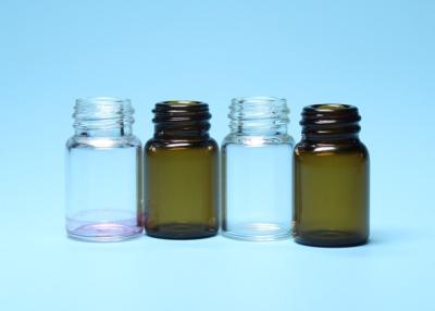 Κίνα διαφανές ή καφετί Borosilicate περασμένο κλωστή γυαλί μπουκάλι 2ml 3ml προς πώληση