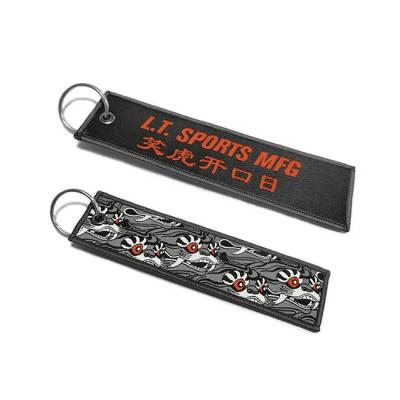China Sample Time 3-5 Days - Payment Western Union - Custom Woven Keychain for sale