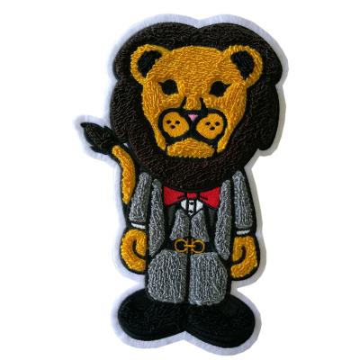 China PMS 색 머로드 경계 과장 셔닐 실 패치 위의 철 for sale