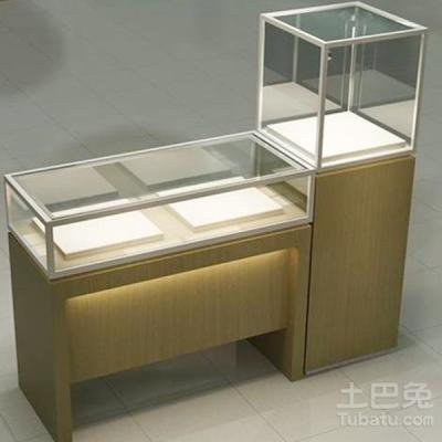 China Vitrina de la tienda de joyería con luces y almacenamiento en venta
