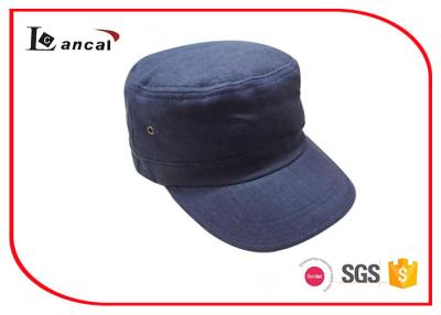 Cina Cappelli di tela dei berretti da baseball della marina di 100%, cappuccio regolabile del camionista del velcro in vendita