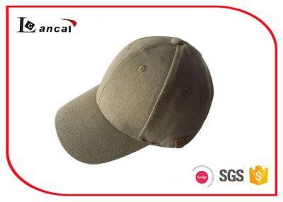 Cina Donne regolabili cachi strutturate dei berretti da baseball, cappelli di baseball del gruppo di 60cm in vendita