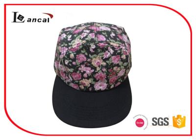 Cina 5 berretti da baseball rosa del pannello per le signore/cappelli di baseball di plastica dell'istituto universitario del fermaglio in vendita