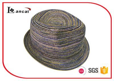 Cina Ampi cappelli di giardinaggio Brimmed pieghevoli della paglia costolata della fascia del cappello di paglia in vendita