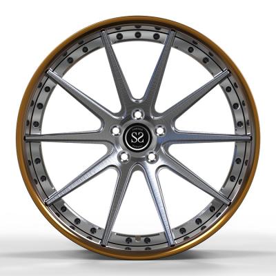 中国 注文の青銅色2-PCはシボレー・コルベットC05 19x10および20x10.5 5x120.65に適合に縁を付ける 販売のため