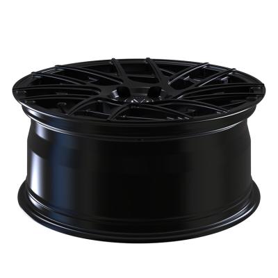 China Satin Black Custom Forged Rims ET40 And 10.5J X 21 ET48 For Tesla Model Y for sale