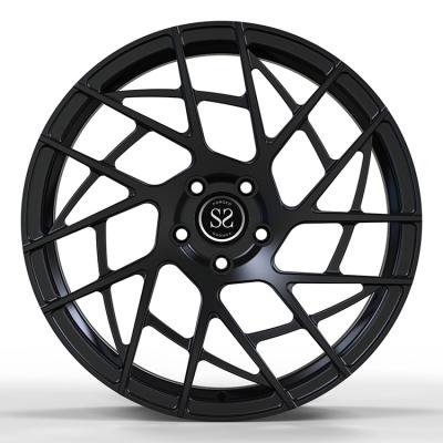 China Satin Black Custom Forged Rims ET40 And 10.5J X 21 ET48 For Tesla Model Y for sale