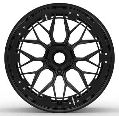 China BMW X5 F15 21x9.5 e 21x11 Custom Matt Negro 2-PC Forjado de Alumínio à venda