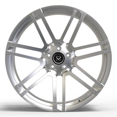 China Audi RS4 Custom Felgen 20x9.0 1-PC geschmiedet klar gebürstet 5x112 Bolt Muster zu verkaufen