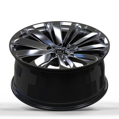 China 23x11 Op maat gesmeed velgen Hyper zilver voor Bentley Benttayga Te koop