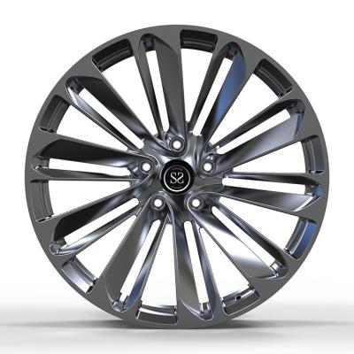 China 23x11 Op maat gesmeed velgen Hyper zilver voor Bentley Benttayga Te koop