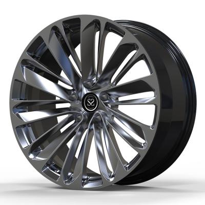 China 23x11 Op maat gesmeed velgen Hyper zilver voor Bentley Benttayga Te koop