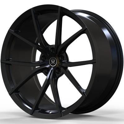 China Gloss Black 1-Piece Forged Wheels 2-Steps Rim 20mm For Auid RS5 for sale