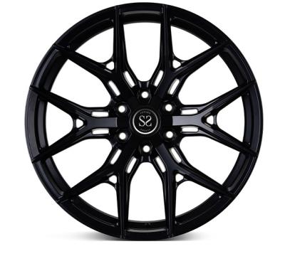 China Matt Black Forged Monoblock Rims For Auid Q5 5x112 20 Inch For Customized for sale