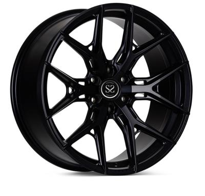 China Matt Black Forged Monoblock Rims For Auid Q5 5x112 20 Inch For Customized for sale