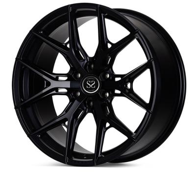 China Matt Black Forged Monoblock Rims For Auid Q5 5x112 20 Inch For Customized for sale