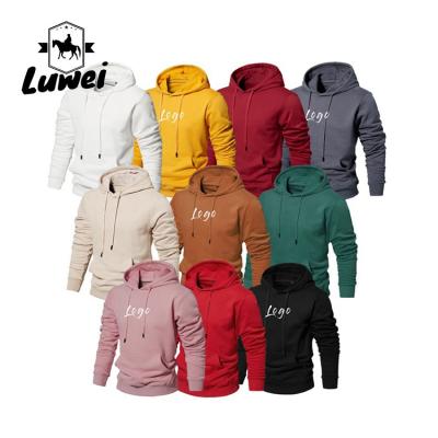 China Streetwear Custom Logo Pullover Over Size Bluza Felpe Met Cappuccio Katoen Slim Plain Hoodies & Sweatshirts Te koop