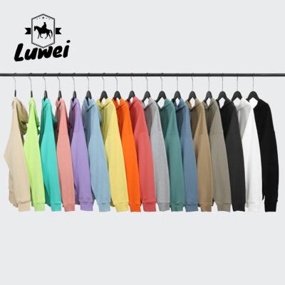 Cina Comfy Felpa Premium 330g 1000%Cotton Sublimation Camisa De Entrenamiento Cappucci e felpe per uomini pesi massimi in vendita